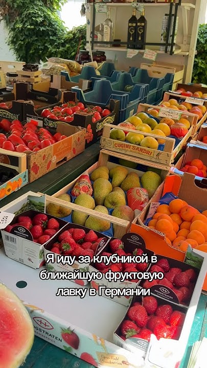 Сколько стоит клубника в Германии? - YouTube