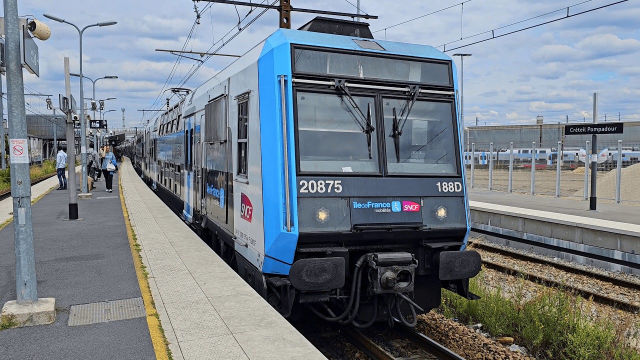 RER D - Creteil Pompadour - YouTube