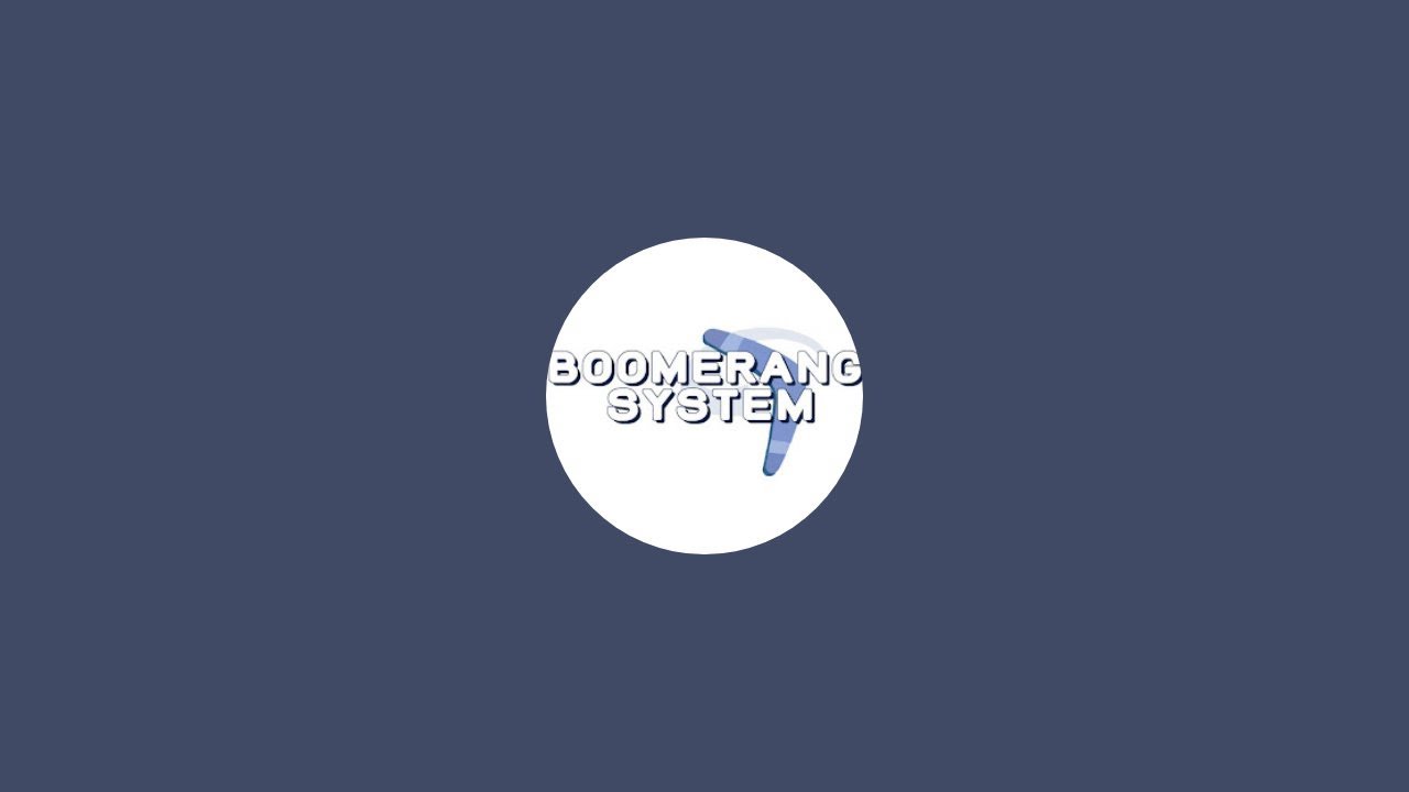 BOOMERANG SYSTEM กำลังถ่ายทอดสด!/RTMS - YouTube