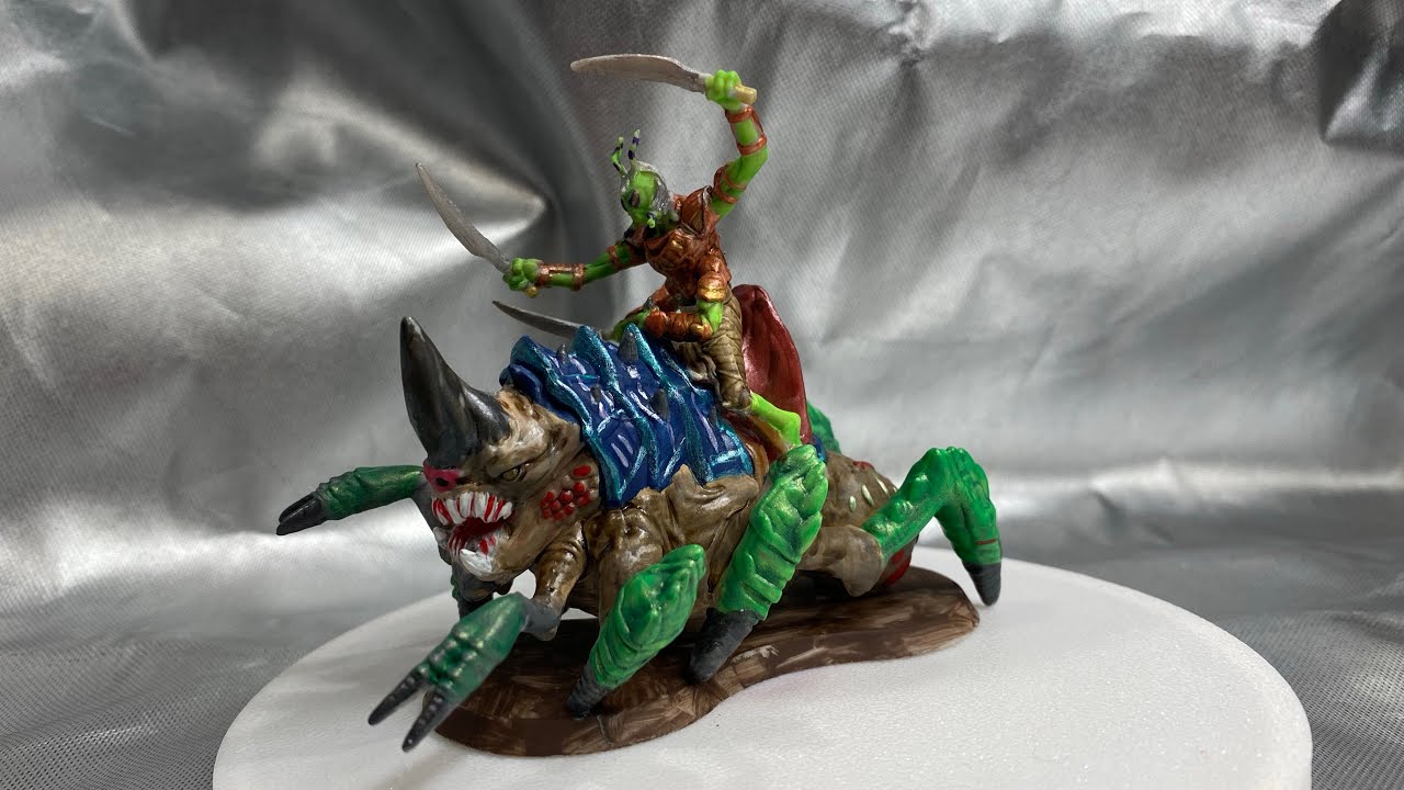 Unboxing and painting the Thyraxis Dragoon from Heroscape - YouTube