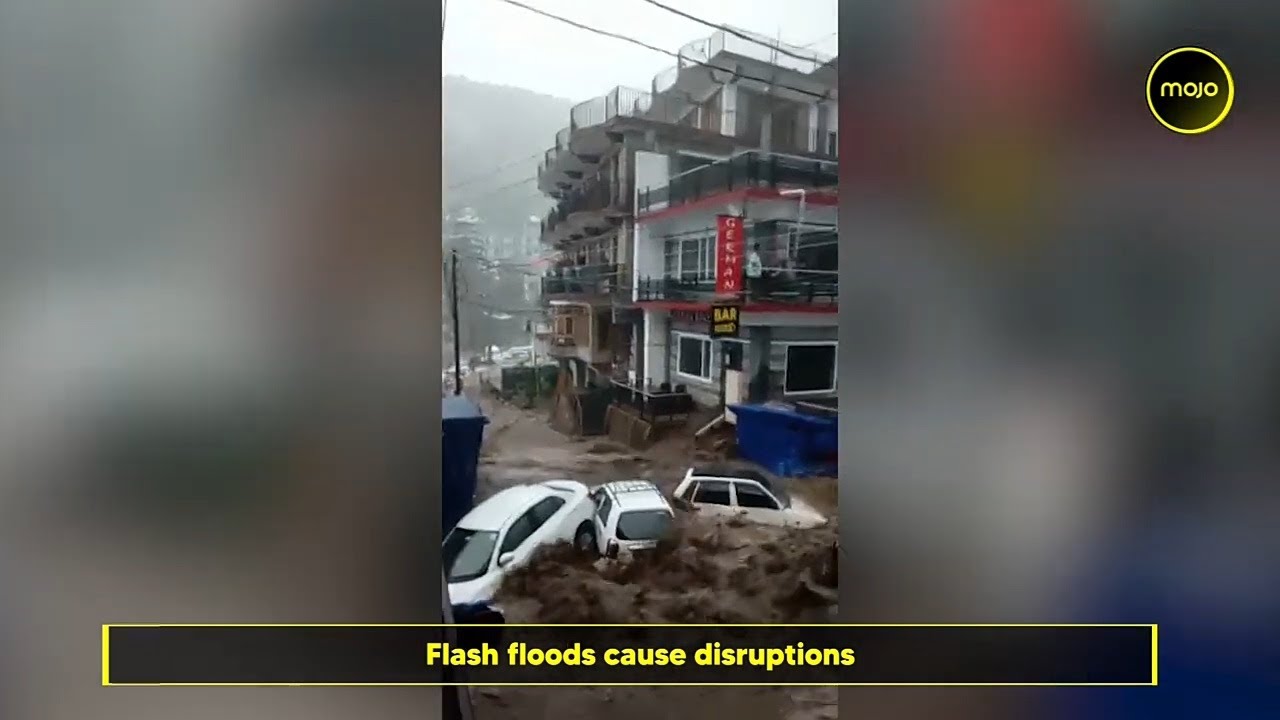 Cloudburst Triggers Flash Flood In Himachal Pradesh and J&K - YouTube