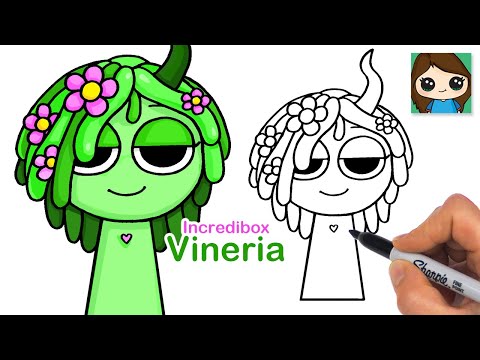 How to Draw Vineria Sprunki | Incredibox | Safe Videos for Kids