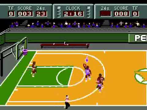 NES - Magic Johnson_s Fast Break .flv - YouTube