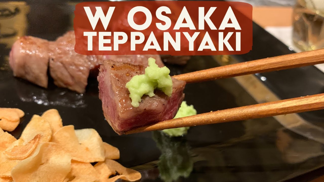 $275 Teppanyaki "MyDO" W Osaka Japan - Wagyu Beef Steak & Seafood - YouTube