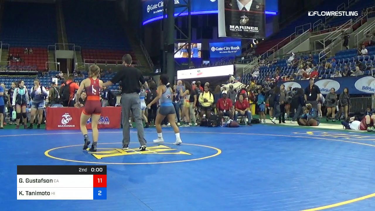106 Lbs Rnd Of 16 Greta Gustafson California Vs Kaycie Tanimoto Hawaii ...
