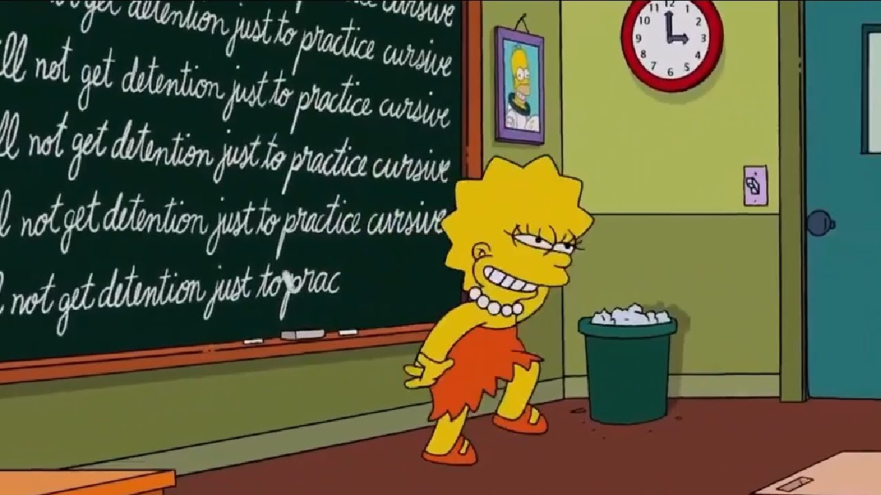 Lisa Replaces Bart in the Simpsons Intro - YouTube