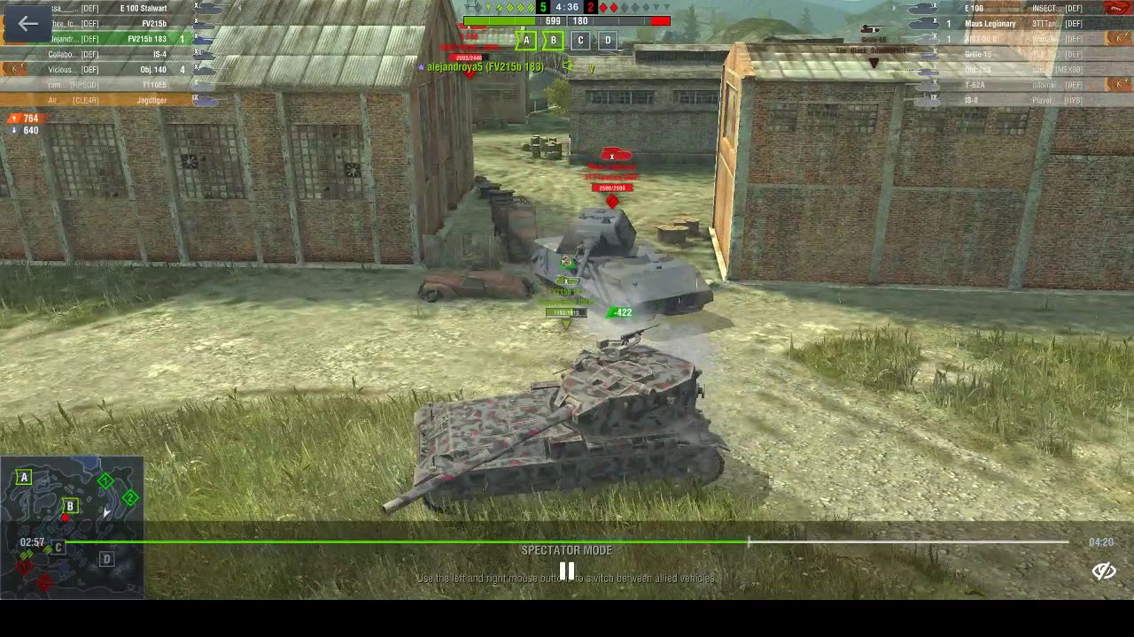 DEF rigging rating battles in WoTB - YouTube