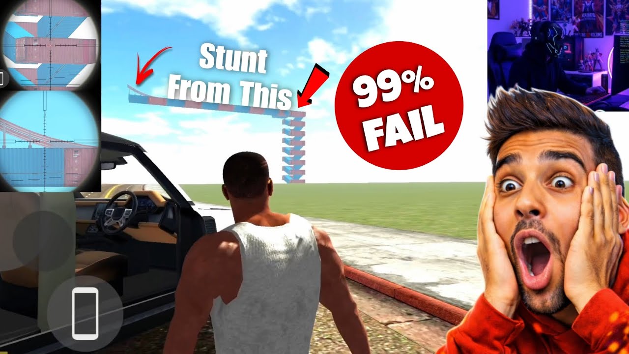 Extreme Height Stunt on Indian Bike 3D 🔥 | Don't Try This 🚨 | IBD3D ...