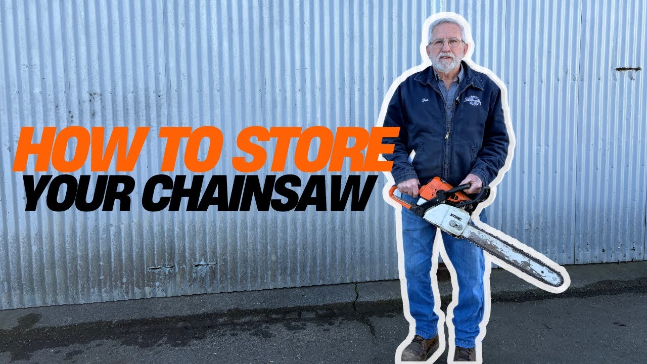 How to Properly Store Your Chainsaw After Use - YouTube