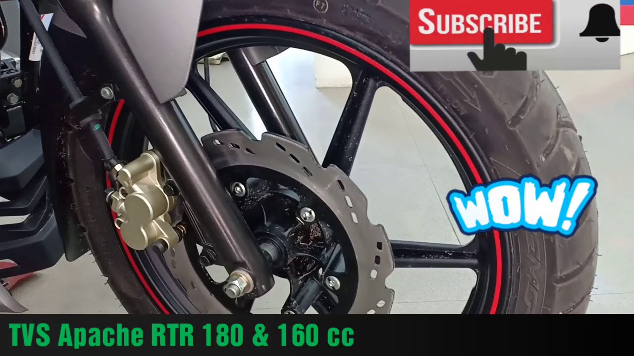 TVS Apache 180 cc with Rear ABS Front Disk Brake, Digital Speedometer ...