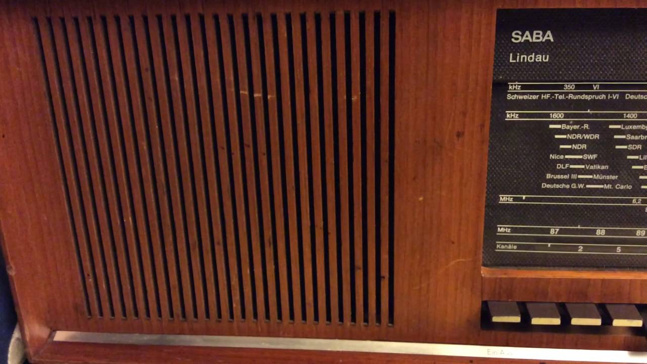 1965/1966年德製SABA Lindau LI 16 - YouTube