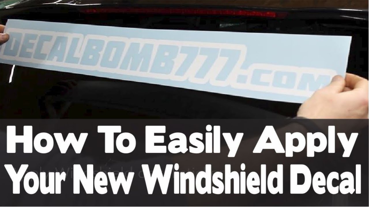 How To Easily Apply Windshield Decal Sticker YouTube how-to-easily-apply-windshield-decal-sticker-youtube