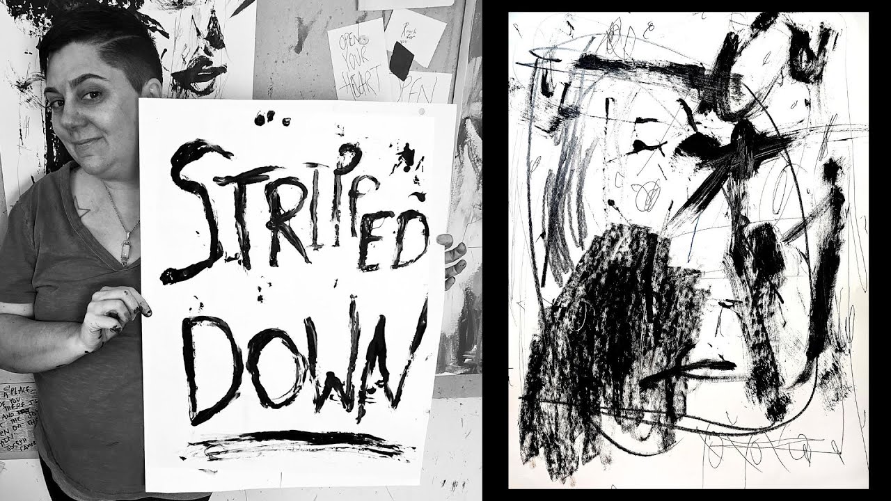 Expressive Mark Making & Emotional Drawing (Back To Basics) - YouTube