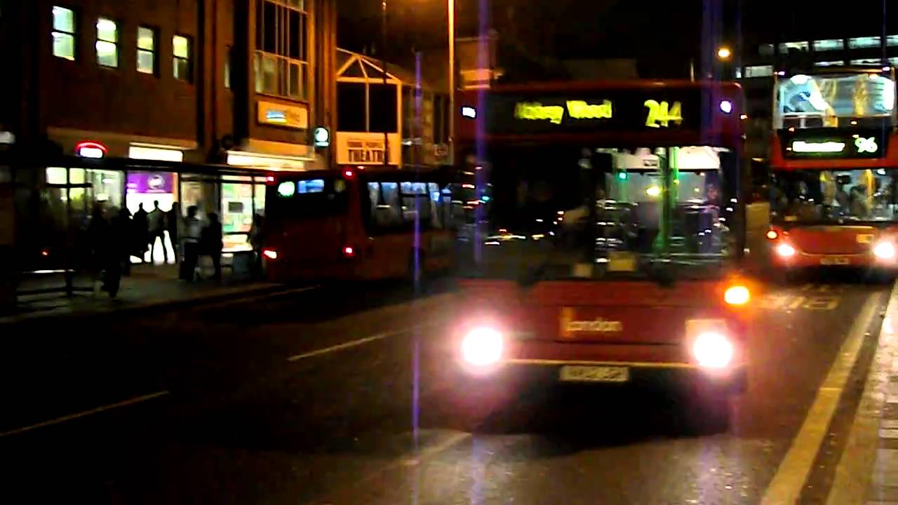 London Bus Route 244 at Woolwich Arsenal Station - YouTube