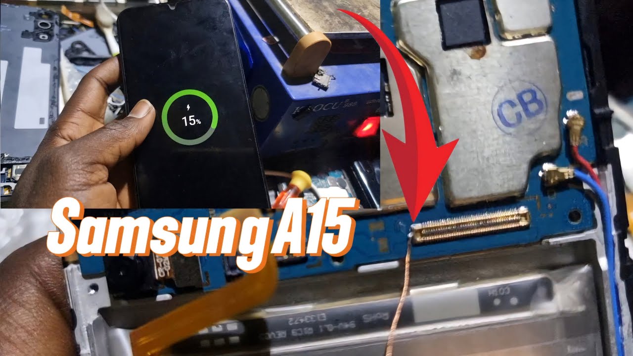 Samsung A15 5G Charging Port jumper ways Repair 💯 working🔥 - YouTube