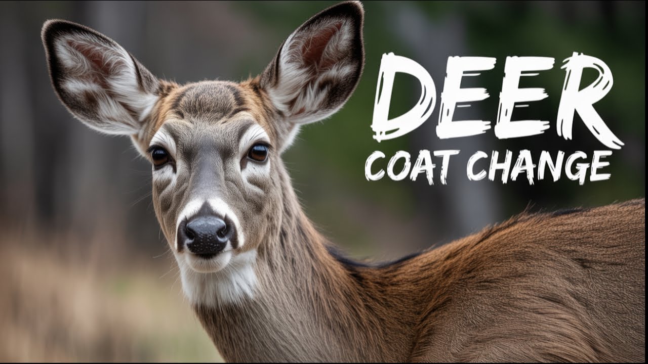 Whitetail Deer Dazzles as She Loses Her Beautiful Summer Coat! - YouTube