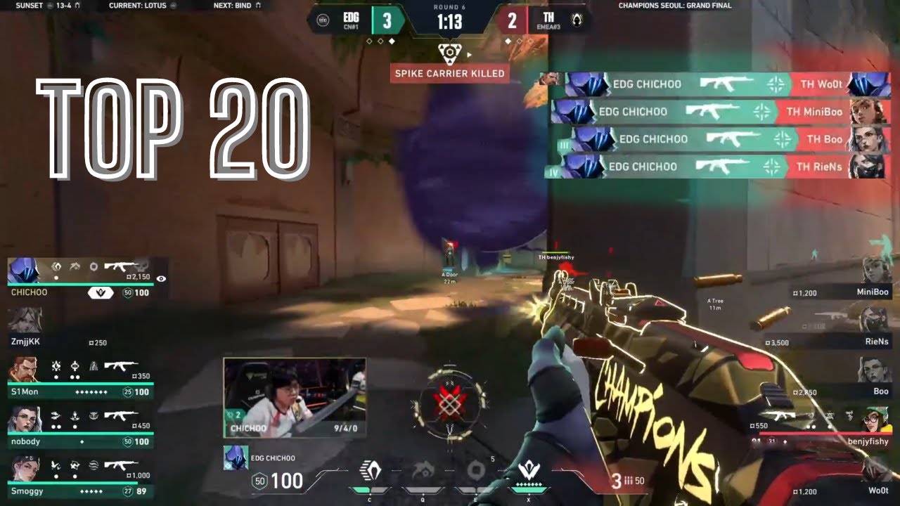 TOP 20 Valorant Pro League plays of the week - YouTube