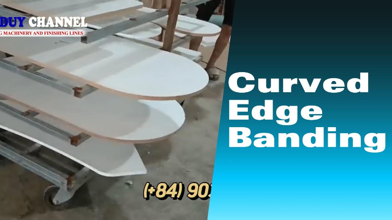Curved Edge Banding Machine - Best price - YouTube