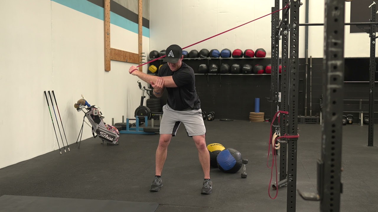 Banded Back Swing Mobility - YouTube