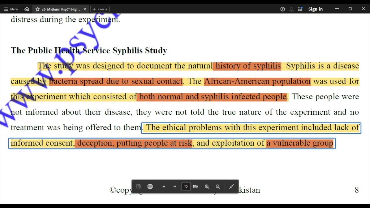 PSY611 Ethical Issues in Psychology Short Lesson 02 | PSY611 Midterm & Finalterm Short Lectures ...