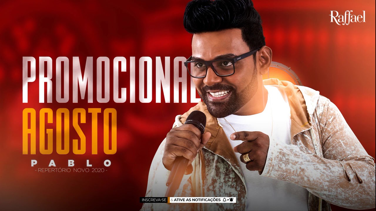 PABLO | PROMOCIONAL AGOSTO 2020 | REPERTÓRIO NOVO - YouTube