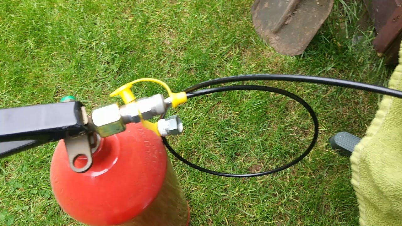 Hammerli 850 modified air rifle refill co2 - YouTube