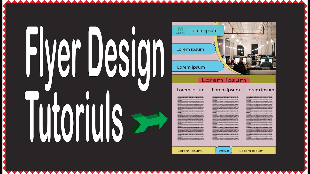 Flyer Design Tutorials Bangla || Adobe Illustrator Bangla Tutorials | Illustrator Design | - YouTube