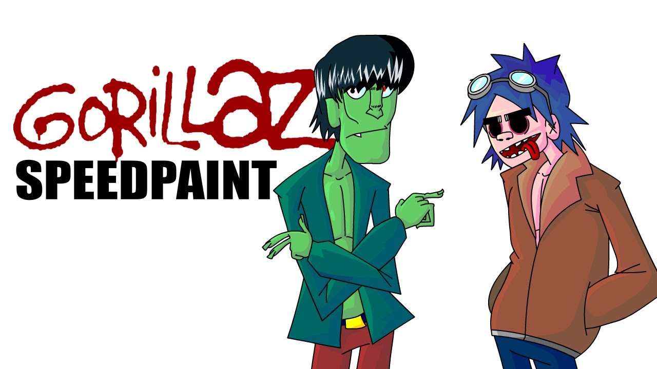 [SteedPaint] Stuart Pot & Murdoc Niccals (Gorillaz) - YouTube