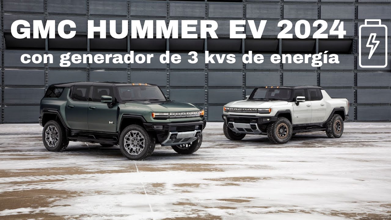 GMC HUMMER EV SUV 2024 es un generador de energía para otro EV y la ...
