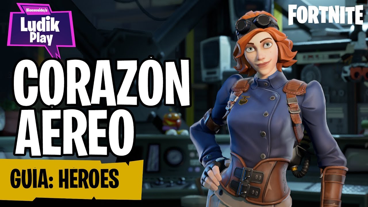 CORAZON AEREO - GUIA HÉROE CONSTRUCTOR (CON TORRETA!) | FORTNITE SALVAR ...