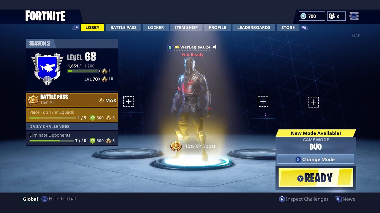 My Season 1 Fortnite Account Locker Tour - Black Knight, Omega, and ...