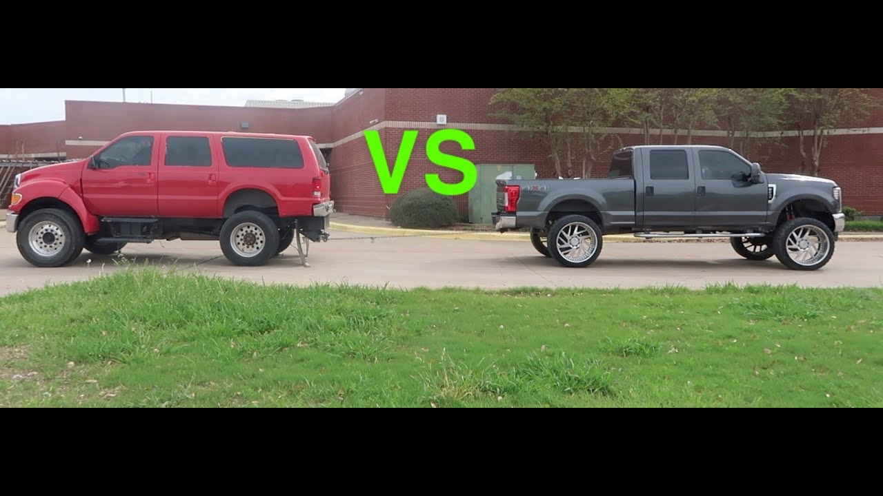 F650 EXCURSION VS F250 ! - YouTube