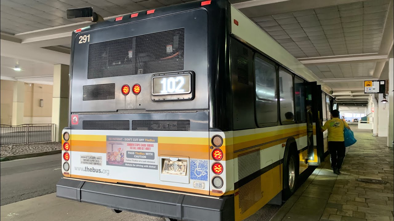 Honolulu TheBus Route 102-Makiki via Keeaumoku Bus #291 - YouTube