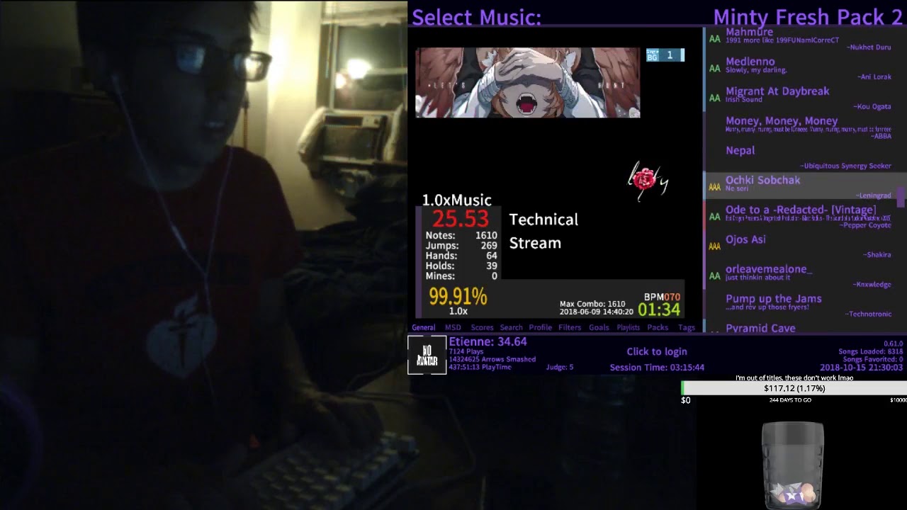 Derusting in One Session - Etterna Score Highlights 10-15-18 - YouTube