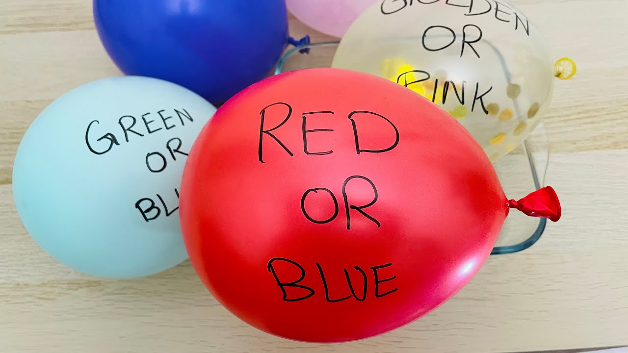 Guess the Color Inside Challenge- Balloon Popping 🎈 🎈 🎈 - YouTube