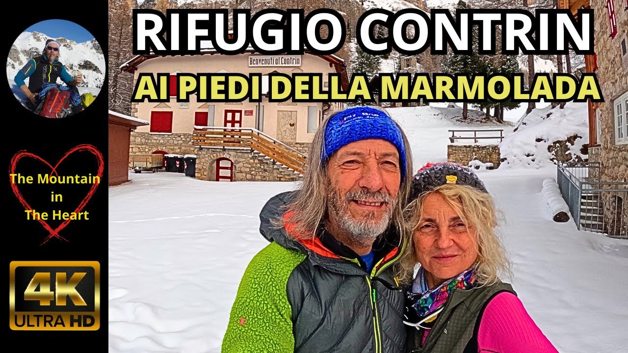 Rifugio Contrin: Trekking invernale in Val di Fassa ️ - YouTube