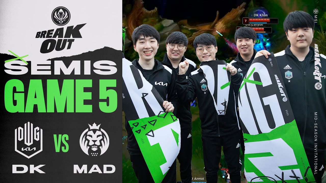 미리 찢어놨어 | DK vs. MAD | 세미파이널 Day2 게임 하이라이트 | 05.22 | 2021 MSI - YouTube