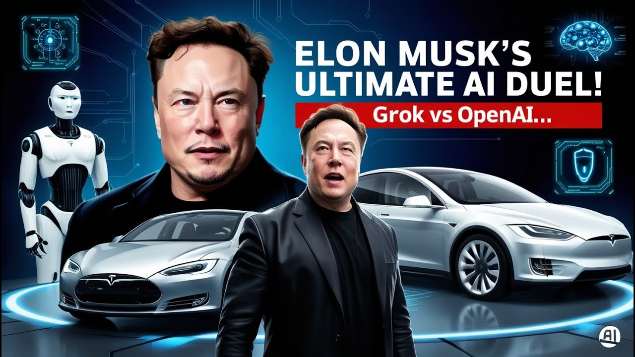 Elon Musk Unleashes the Ultimate AI Battle: Grok vs OpenAI! - YouTube