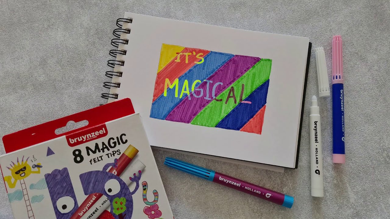 It's magic! | How to use Bruynzeel’s magic felt tips - YouTube