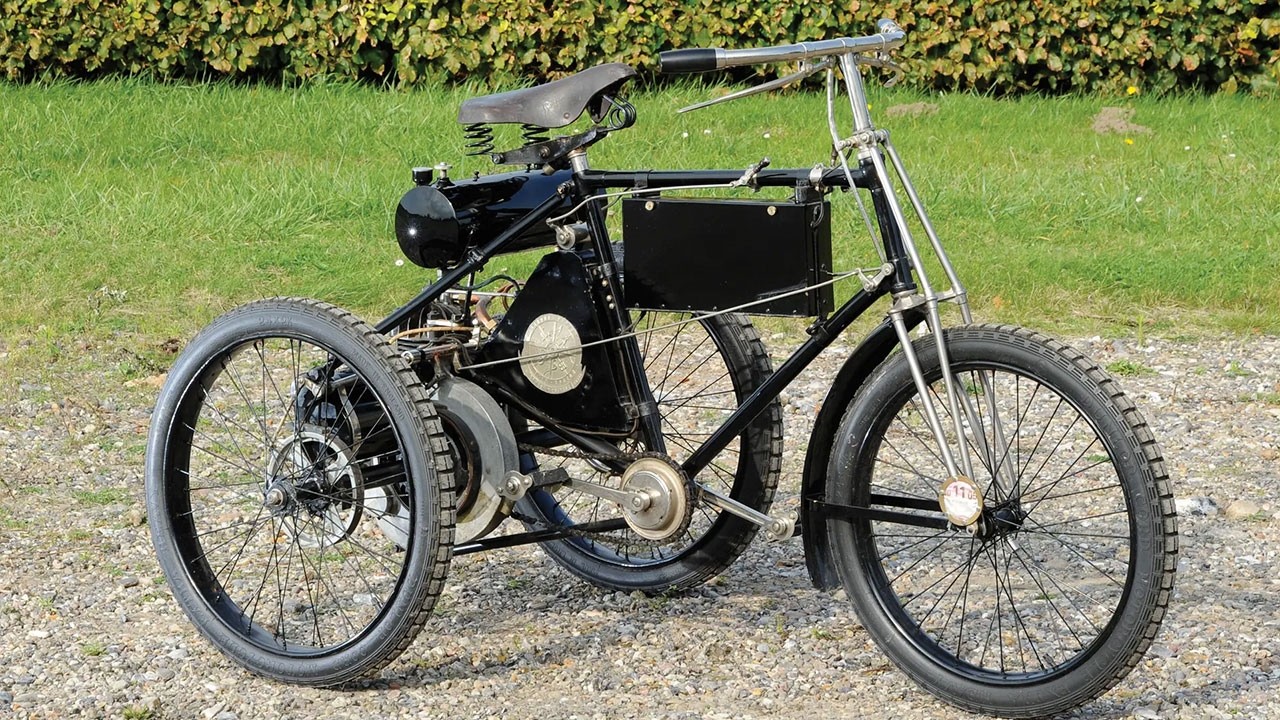 1897 De Dion-Bouton Tricycle: The Most Expensive Motorcycle Ancestor ...