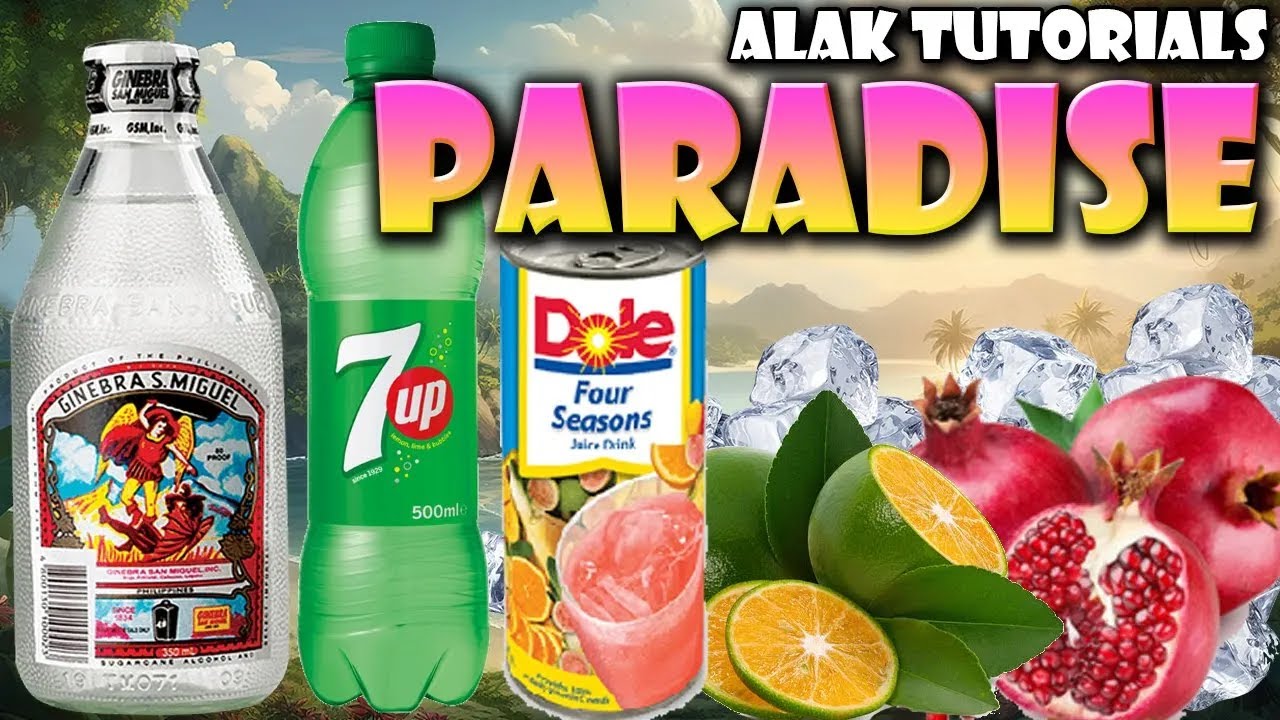 PARADISE GIN MIX Calamansi + Four Seasons Dole Pinoy Cocktail | Alak ...