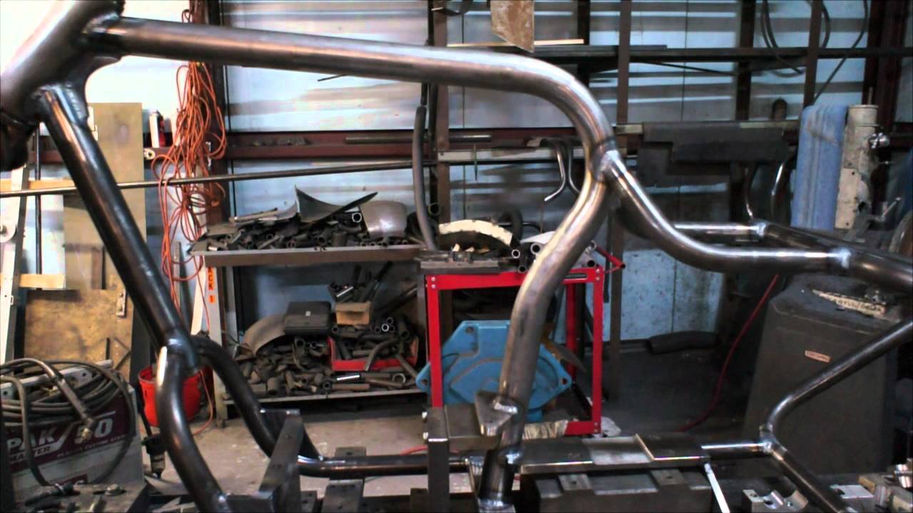 Frame done and released from the jig - YouTube