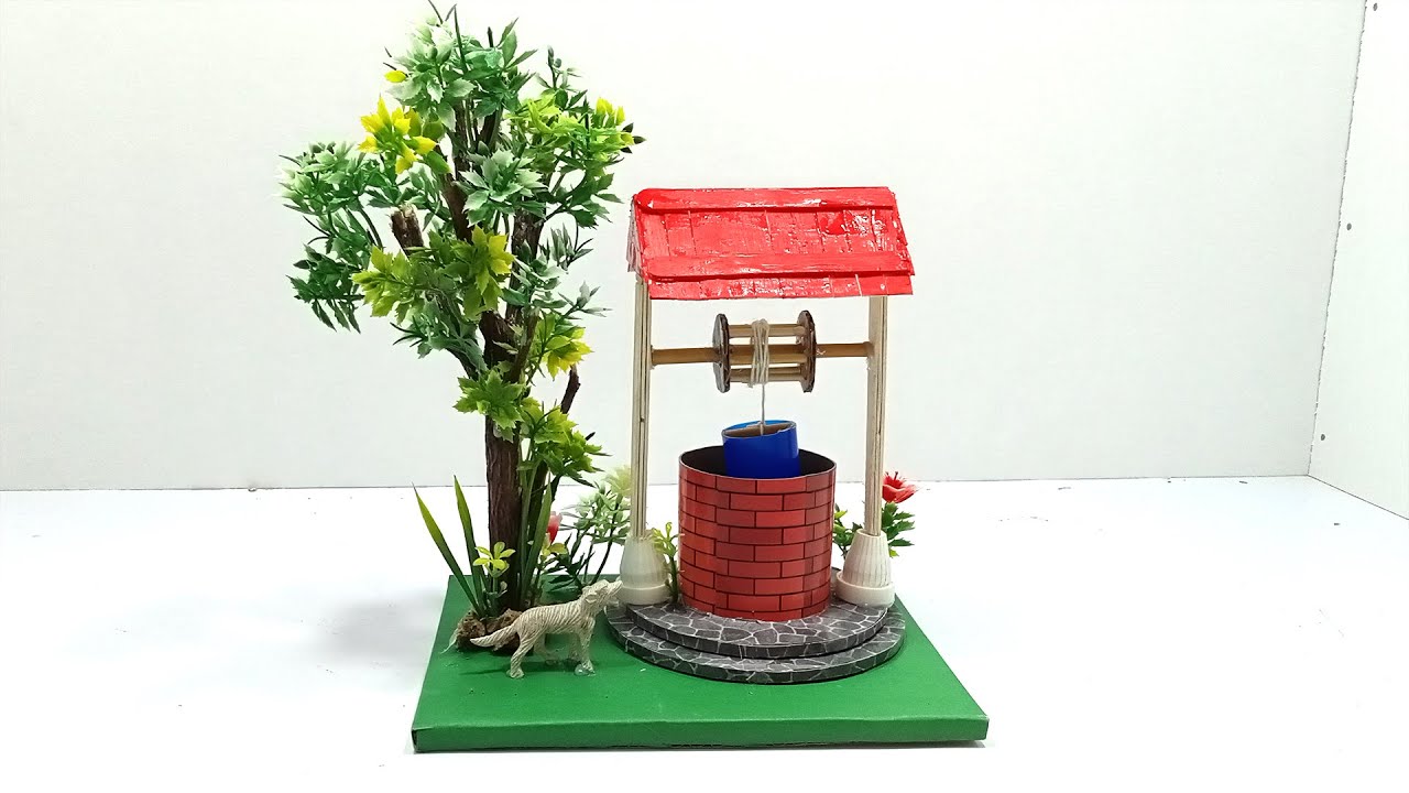 Create a Cute Miniature Water Well Art in Home Easily - YouTube