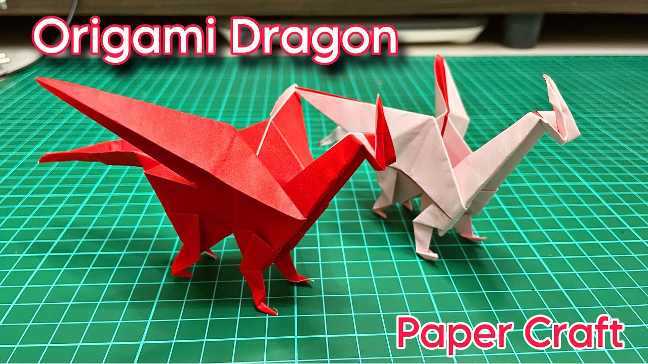 How to fold Paper into Dragon | Easy Way to make an origami dragon ...