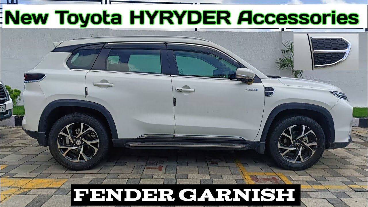 Hyryder में Fender Garnish install कैसे करें🤔?? Hyryder modified # ...