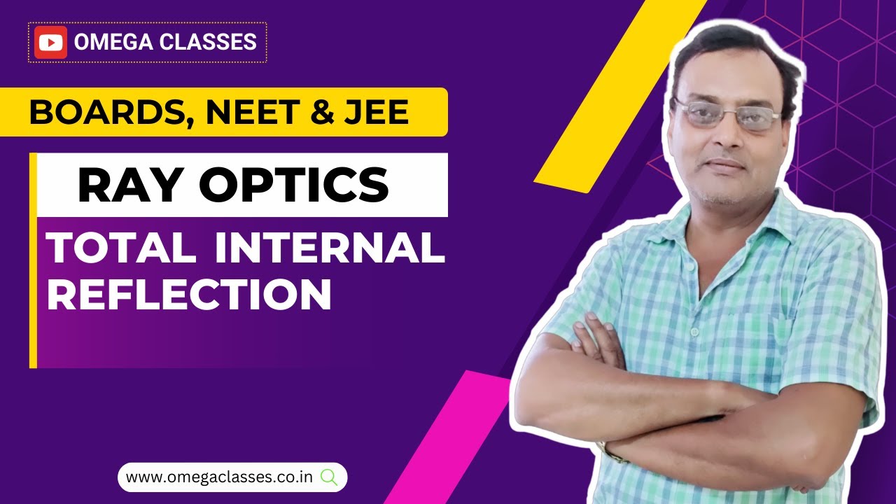 TOTAL INTERNAL REFLECTION | RAY OPTICS | PHYSICS CLASS 12 | CBSE, NEET & JEE | OMEGA CLASSES ...