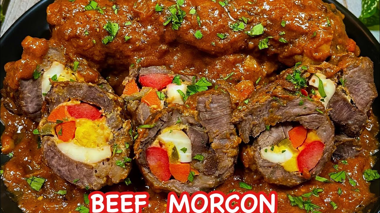 BEEF MORCON | How to cook Beef Morcon | Filipino Style Beef Morcon ...