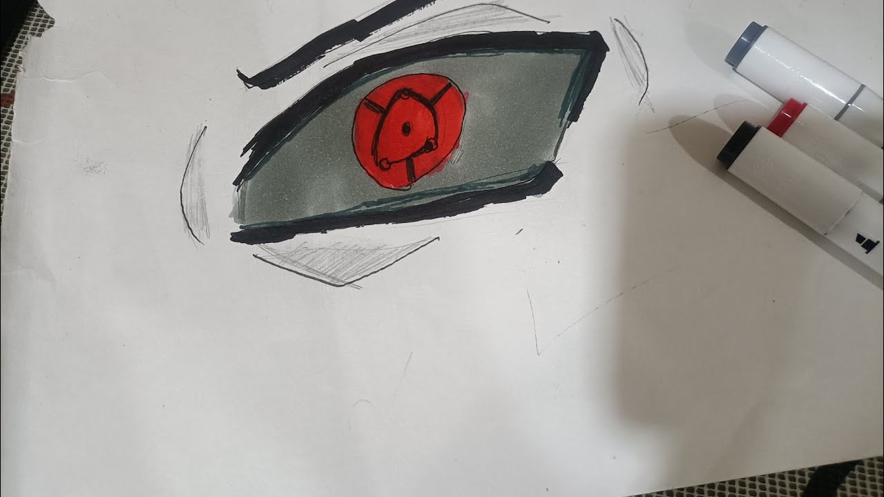 How to draw Madara's Eternal Mangekyo Sharingan - Step By Step Tutorial| Naruto #@Yaksh drawings ...