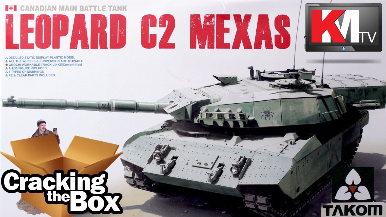 Unboxing Takom's Leopard C2 MEXAS - YouTube