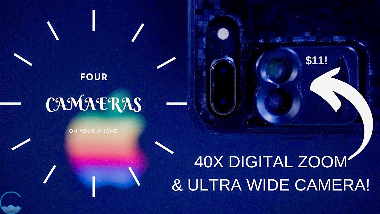 QUAD CAMERAS ON YOUR IPHONE FOR JUST $11! - Up To 40x Zoom! - YouTube